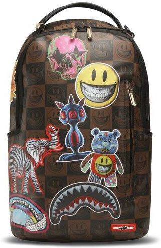 SPRAYGROUND Plecak Ron English Globalmogul Backpack 910B4951NSZ Brązowy ...
