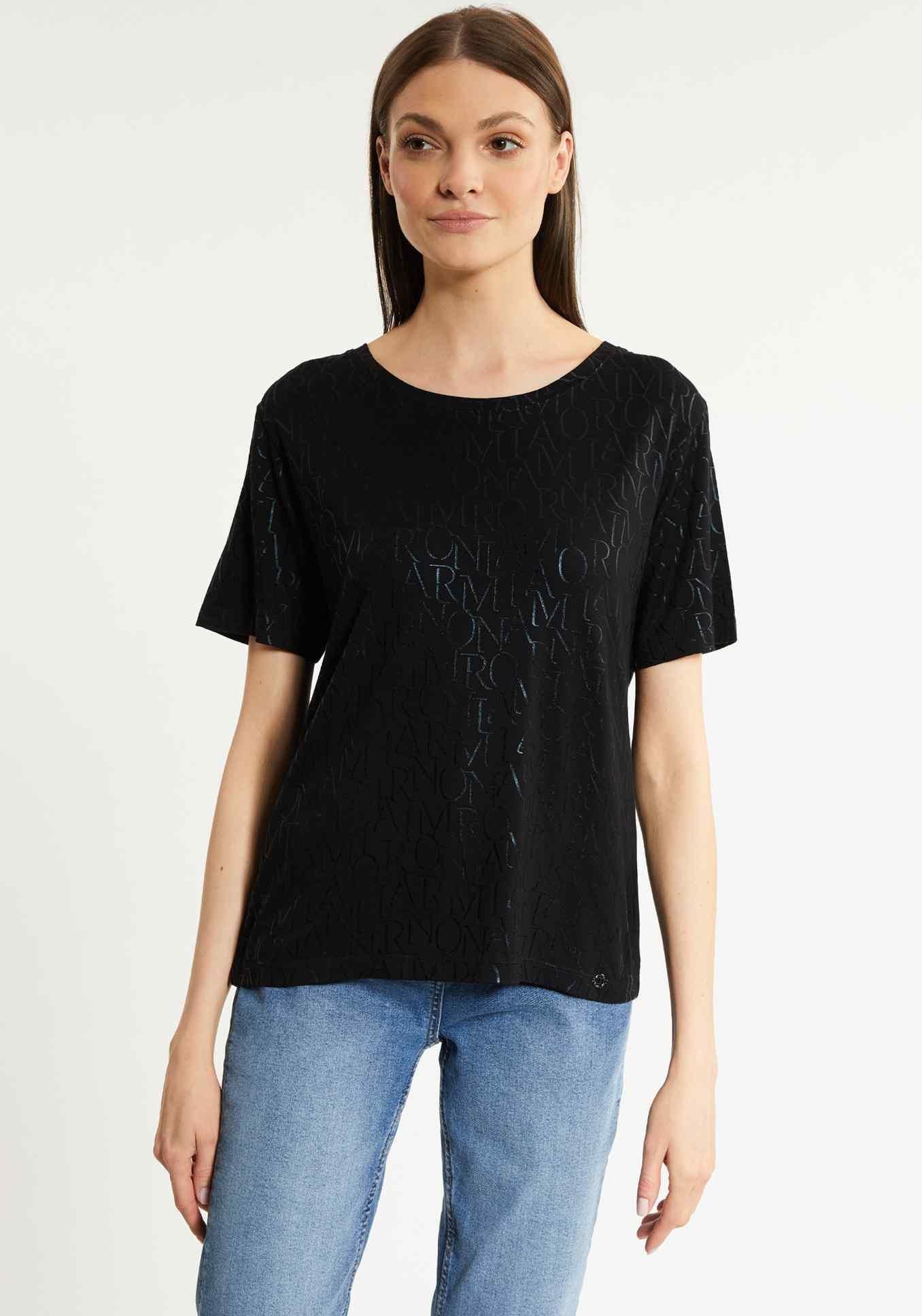 Wzorzysty t-shirt damski, Monnari MONNARI - Ceny i opinie - Ceneo.pl