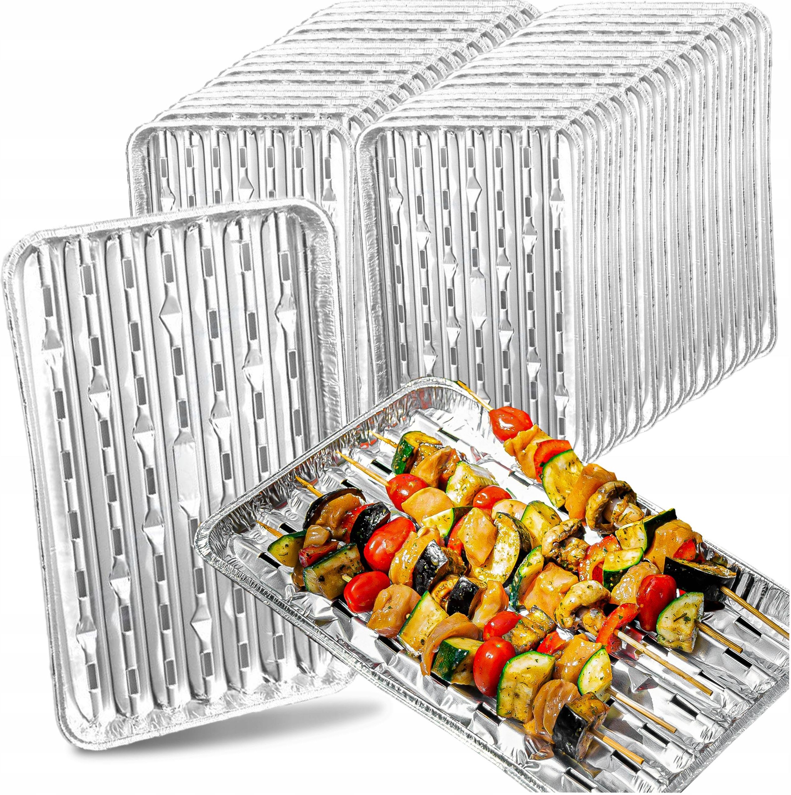 Tacki Aluminiowe Na Grilla Sztywne Zestaw 30szt. - Ceny i opinie - Ceneo.pl