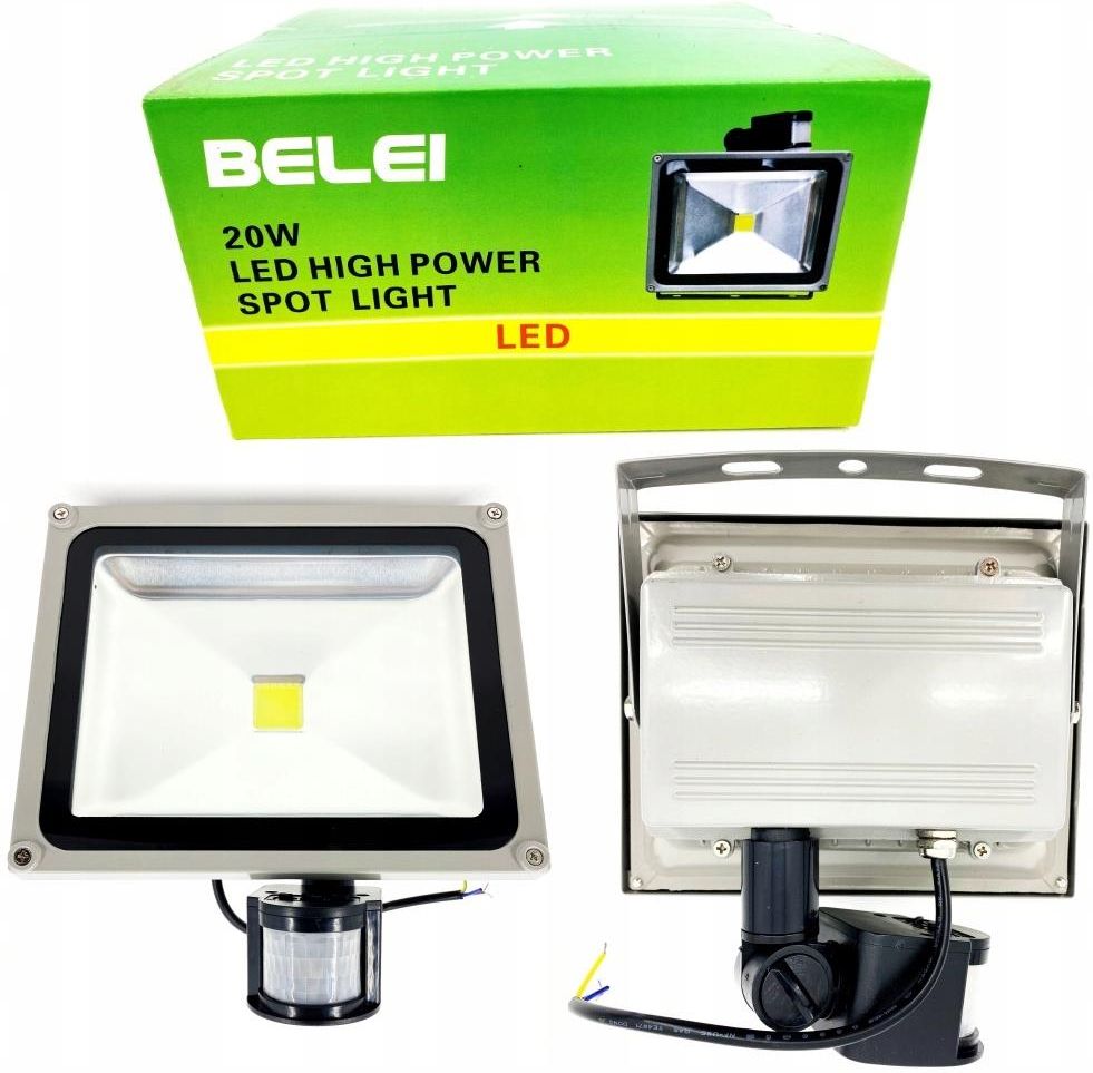 Lampa Halogen Led 50W Ip66 Z Czujnikiem Ruchu - Ceny i opinie - Ceneo.pl