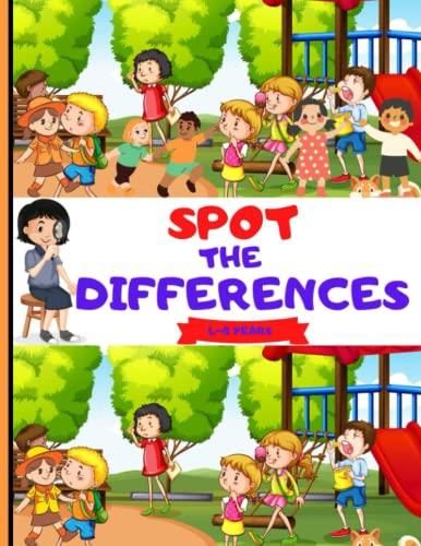Spot the difference 4-8 years: Activity Book for Kids/ Fun Search And ...