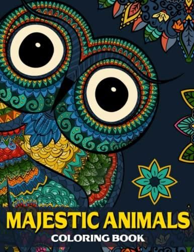 majestic animals coloring book