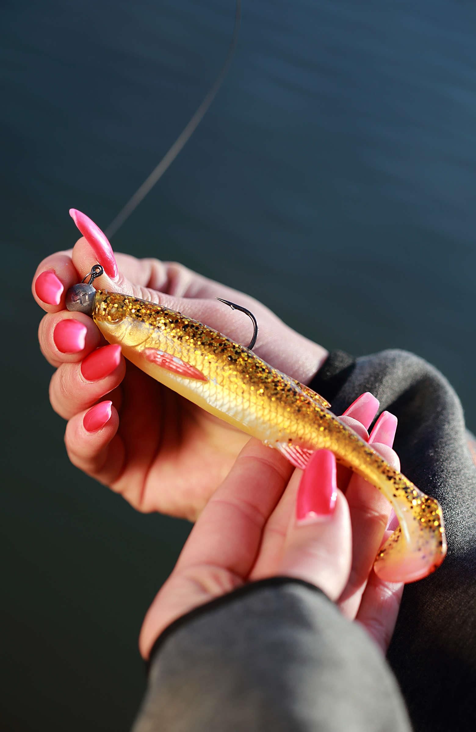 Savage Gear Guma Spinningowa Ripper Fat Minnow T-Tail Green Pearl ...
