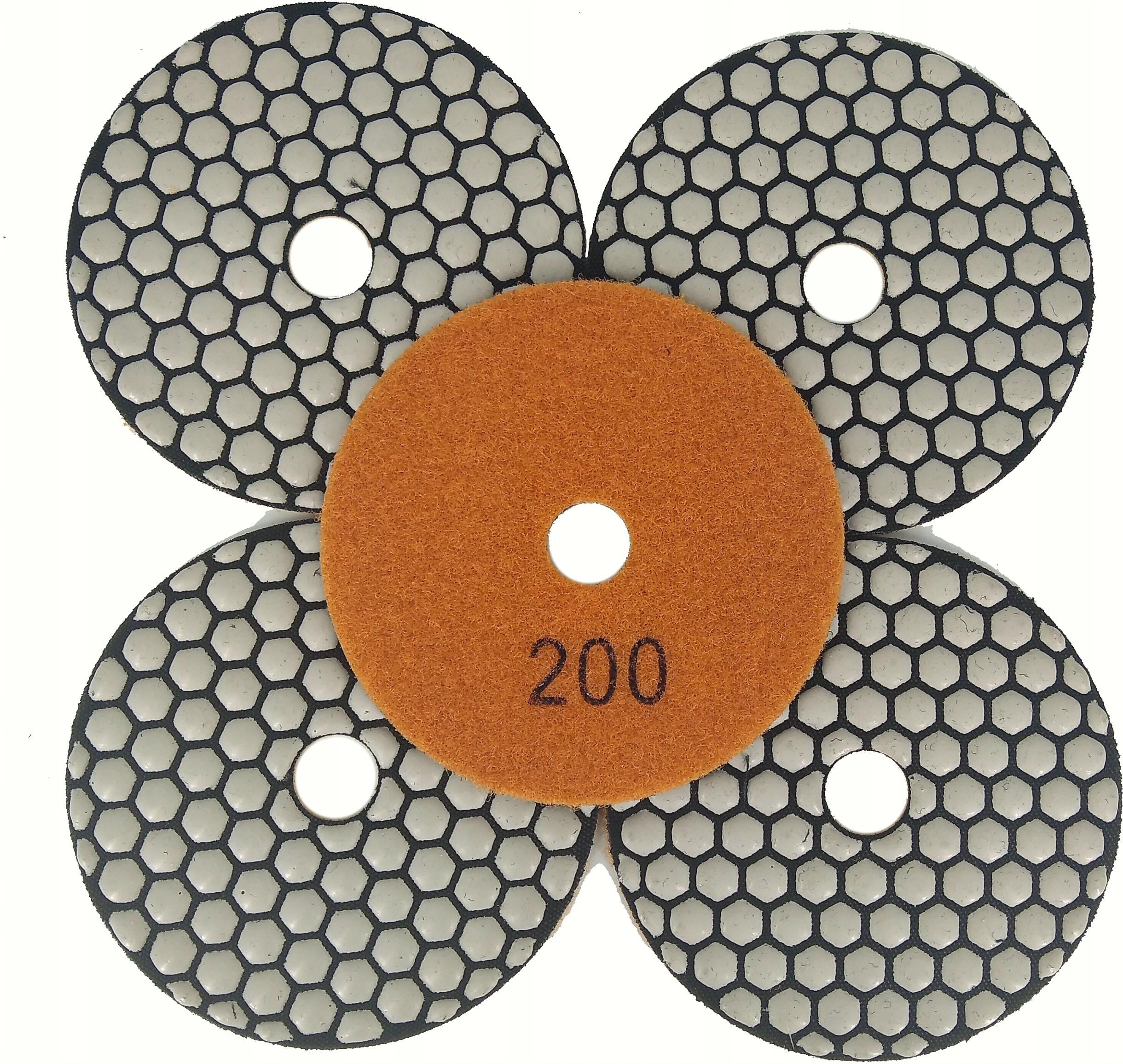 Tarcza tnąca Dianormet Rzepy Do Polerowania Płytek Gresu #200 5Szt ...