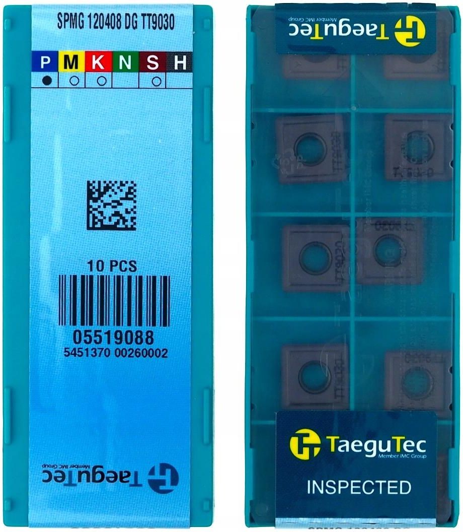 Taegutec Płytki Węglikowe Spmg 120408 Dg Tt9030 5519088 - Opinie i ceny ...