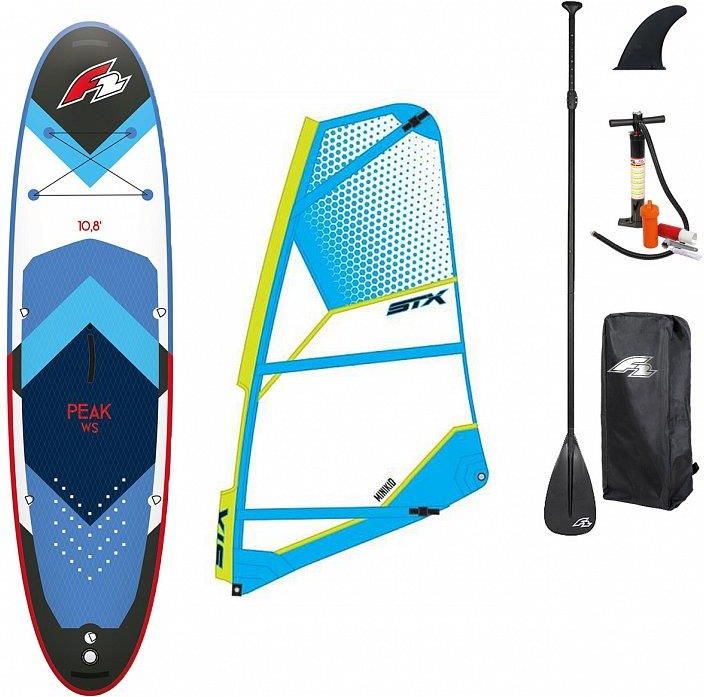 F2 Zestaw Windsup Peak Windsurf 10'8 Blue + Pędnik Stx Powerkid ...