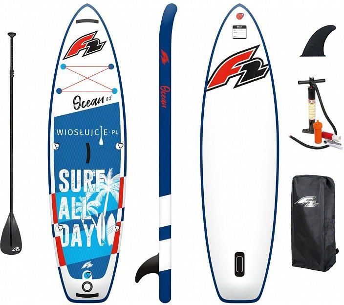 F2 Deska Sup Ocean Boy 9'2 Blue Z Wiosłem - Ceny i opinie - Ceneo.pl