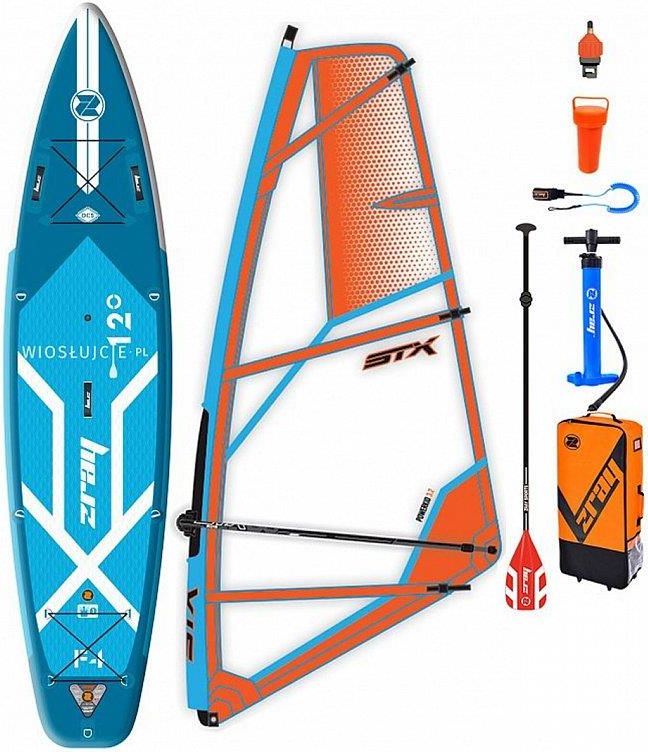 Zray Zestaw Windsup F4 Fury Epic 12'0 + Pędnik Stx Powerkid Pompowany ...