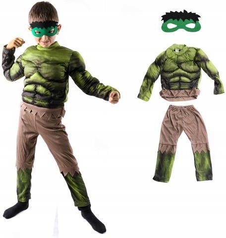 Strój Hulk Maska Avengers Bal Karnawał 7-8L - Ceny i opinie - Ceneo.pl