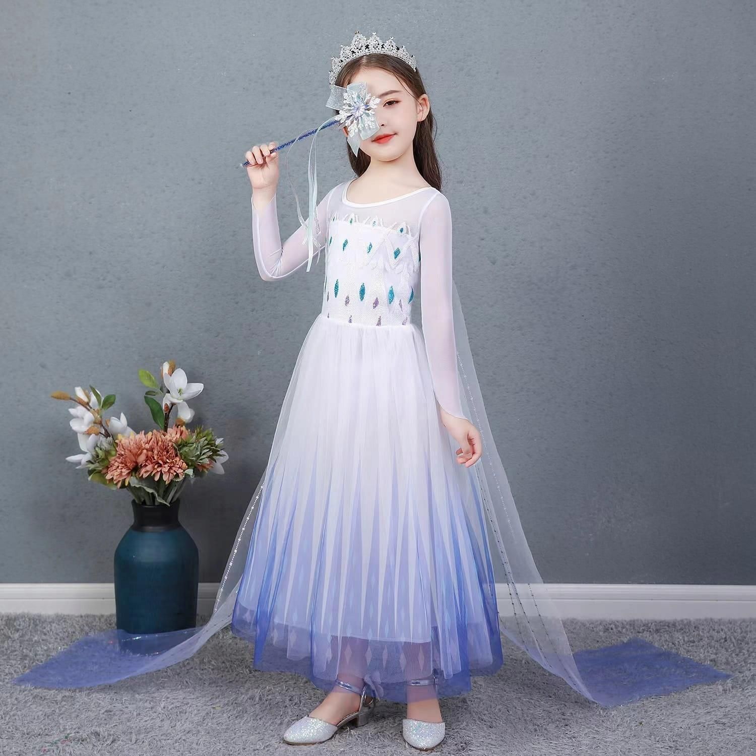 Strój Elsa Elza Frozen Sukienka New 120 - Ceny i opinie - Ceneo.pl