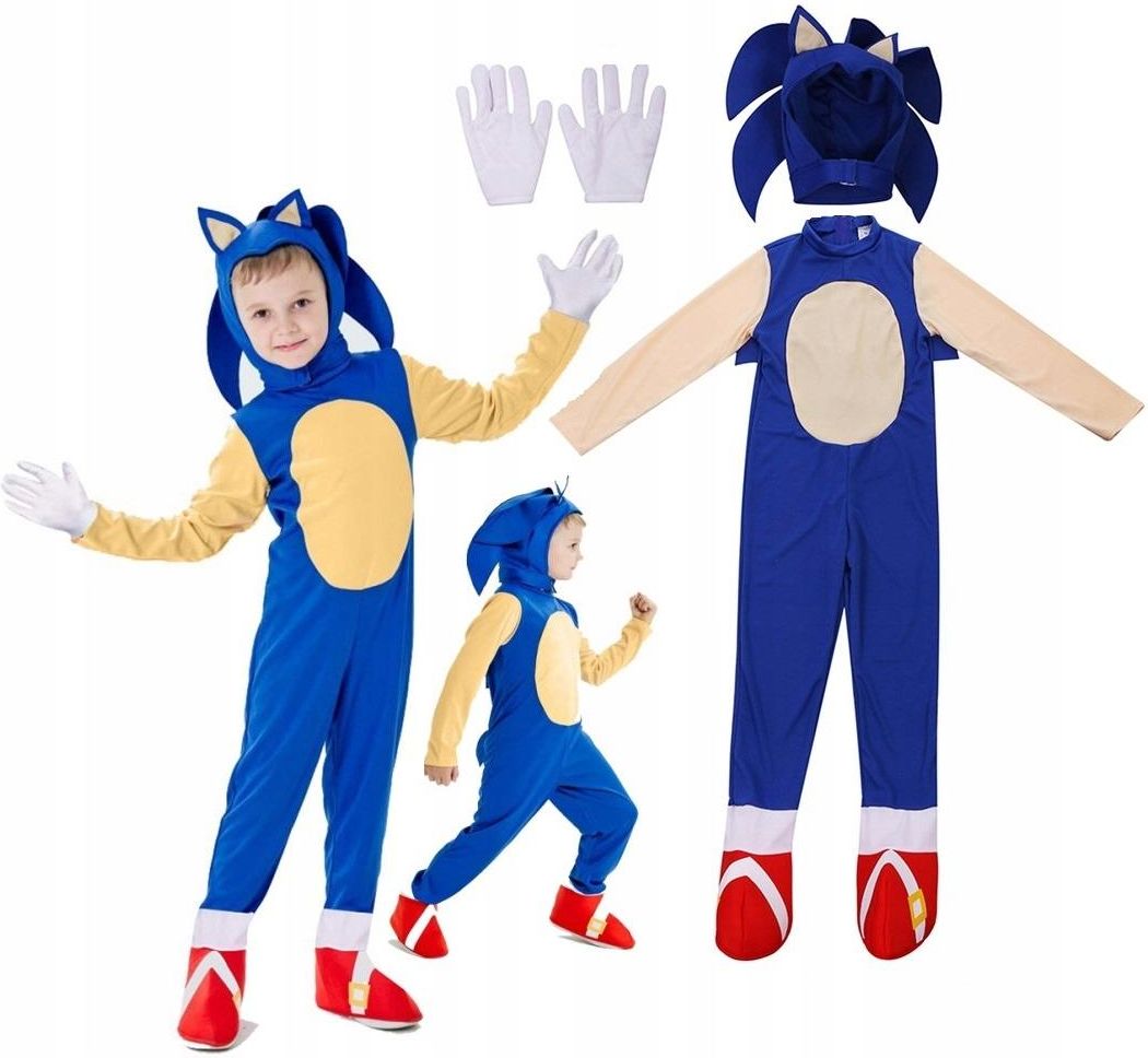Strój Kostium Przebranie Jeż Sonic 134/146 L - Ceny i opinie - Ceneo.pl