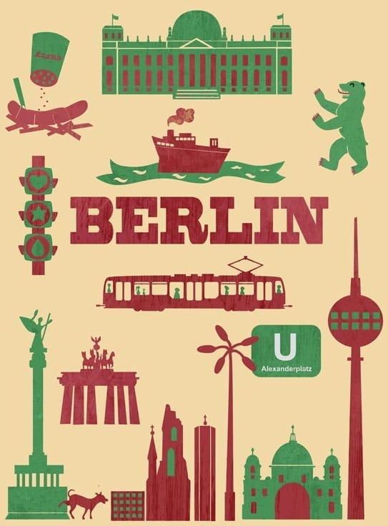Berlin Icons Plakat 50X70 Cm (Format B2) - Opinie i atrakcyjne ceny na ...
