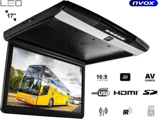Nvox Monitor Podwieszany Podsufitowy Led 17Cali Hdmi Usb Sd Ir Fm Full ...