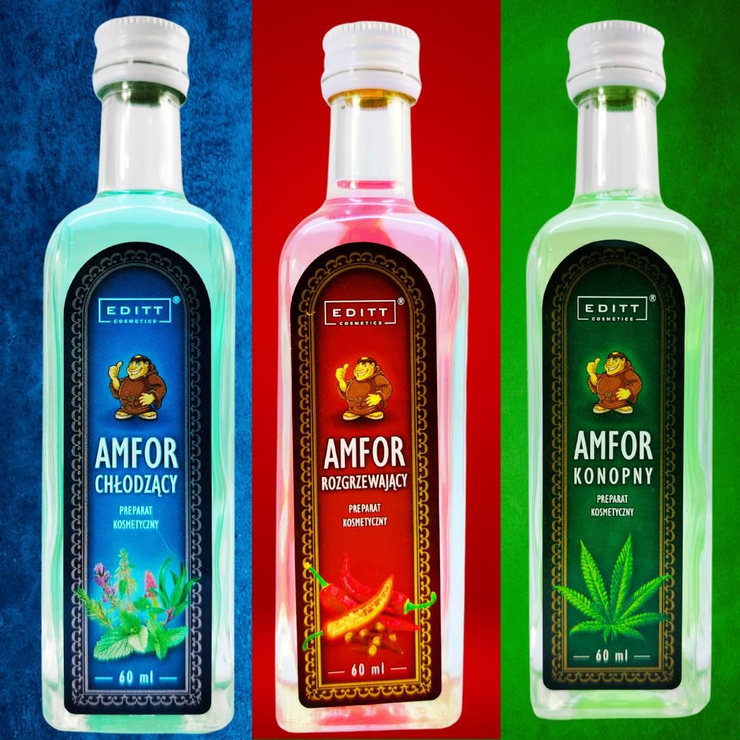 Preparat medycyny naturalnej Amfor Zestaw Płyn Ziołowy na Bóle 3 x 60 ...