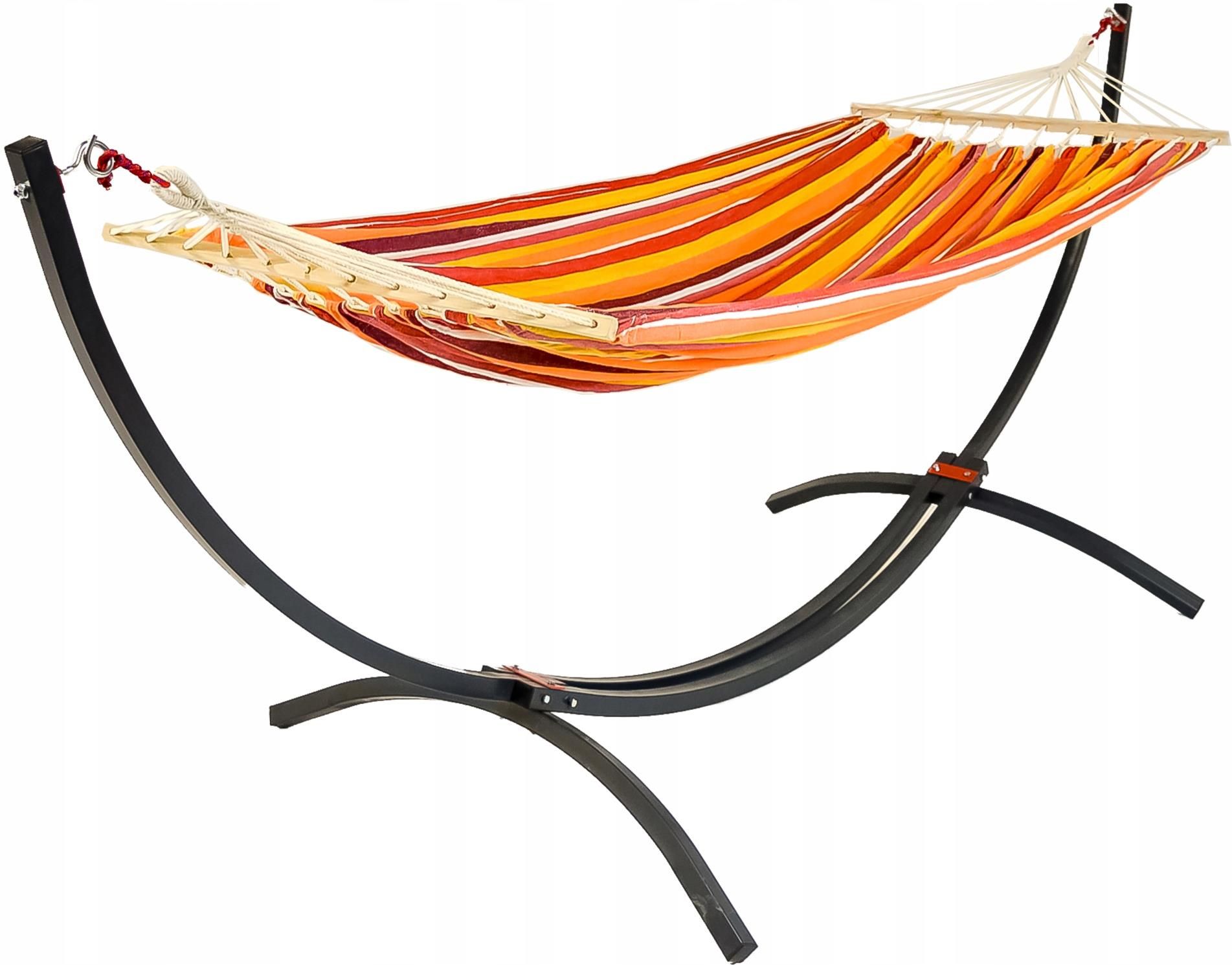 Hamak HAMAK OGRODOWY + STELAŻ. XXL kolory 250KG - Ceny i opinie - Ceneo.pl