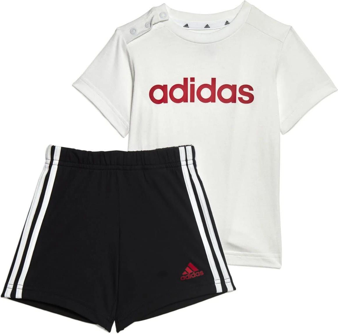 Dziecięca Koszulka i spodenki Adidas I Lin CO T Set Hr5890 – Biały ...