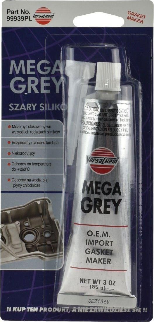 Versachem Mega Grey Szary Silikon Wysokotemperaturowy 85G Uniwersalny ...