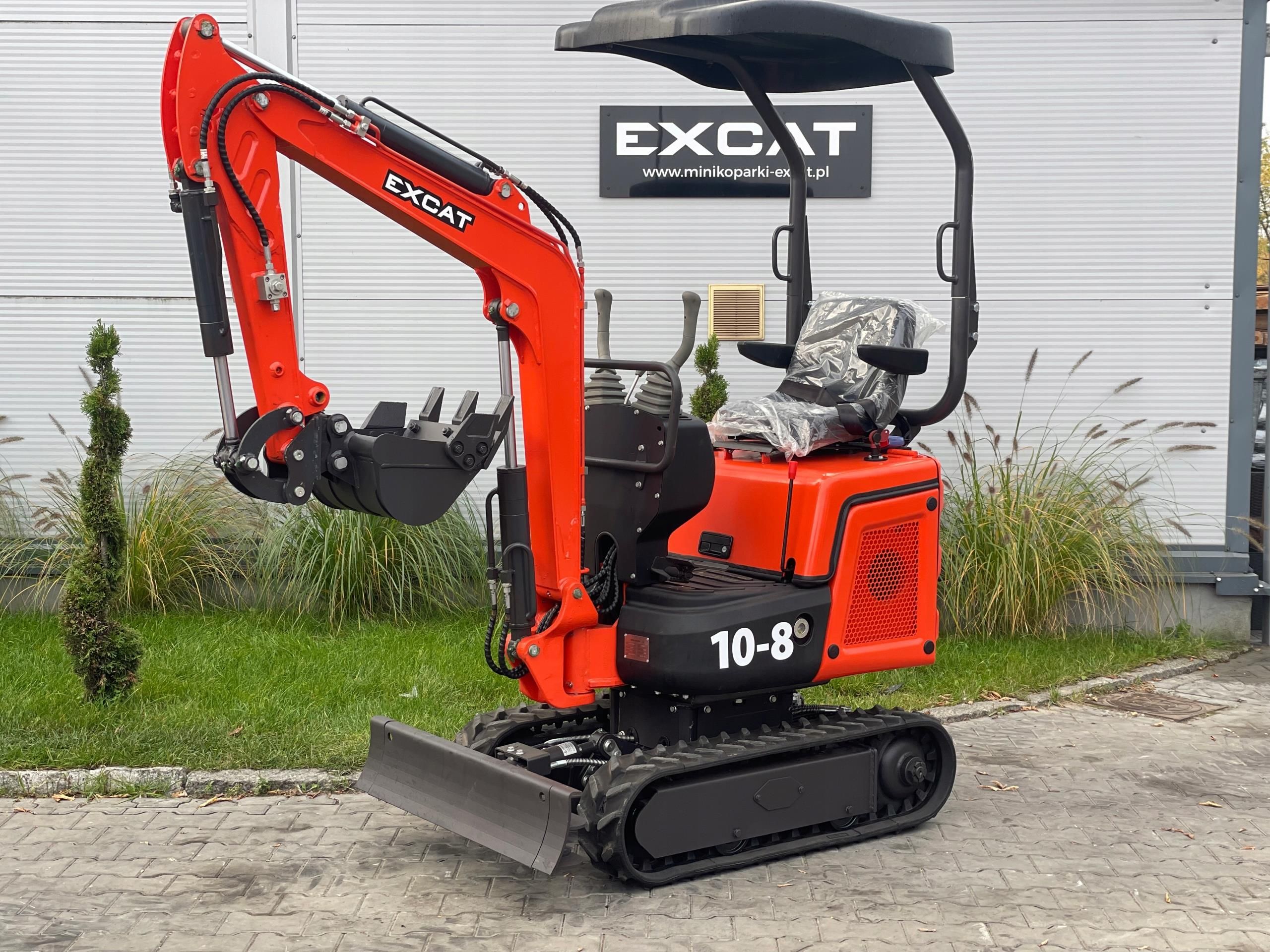 MINIKOPARKA EXCAT X10-8 z Kabiną/Ramie Skrętne - Opinie i ceny na Ceneo.pl