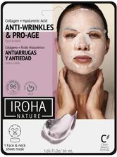 Maseczka Iroha Nature Anti-Wrinkles & Pro-Age Tissue Face & Neck Mask ...