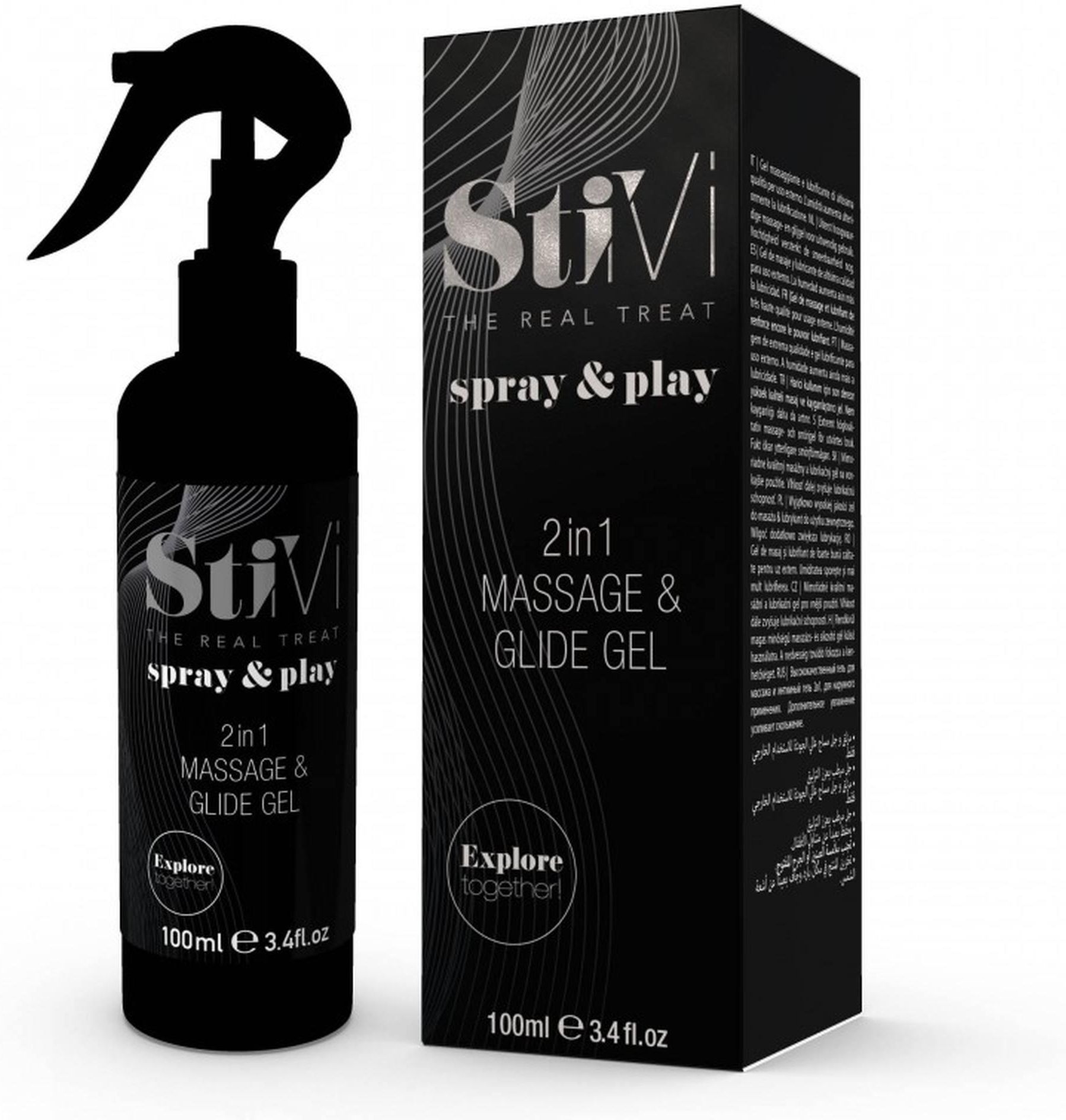 Hot Stivi Spray&Play Massage &Glide Gel 2In1 100Ml - Ceneo.pl