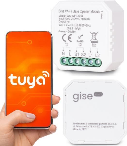 System domotyki GISE SMART Gate module Moduł do sterowania bramą Tuya ...