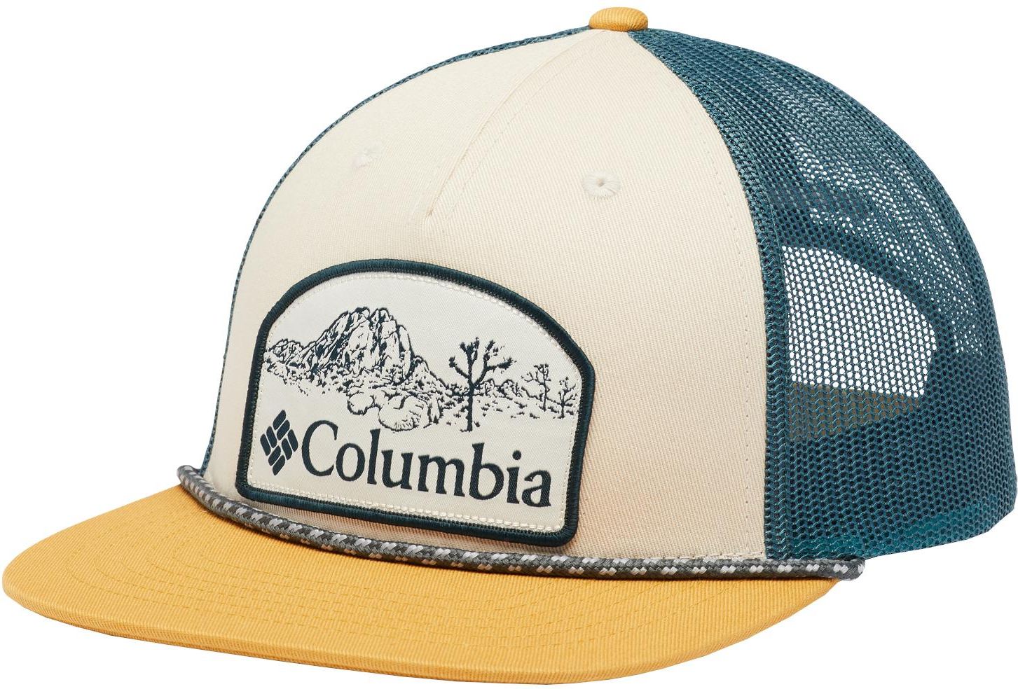 Columbia Flat Brim Snapback Cap 2032021191 : Kolor - Białe, Rozmiar ...