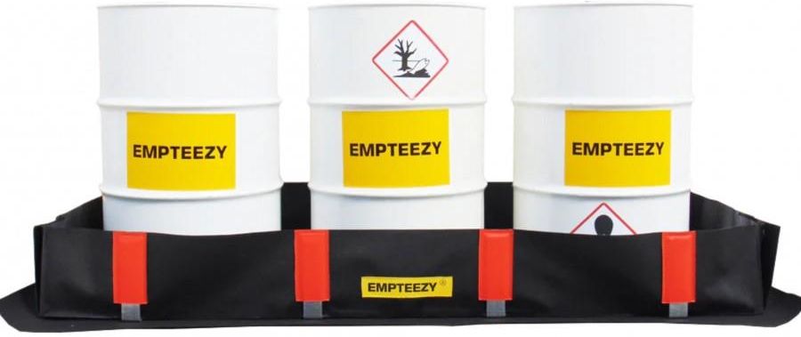 Empteezy Wielofunkcyjna Mata Zabezpieczająca Z Pvc Do Eb2 1 5M X 2 5M 2 Beczki Czarny 200 L ...