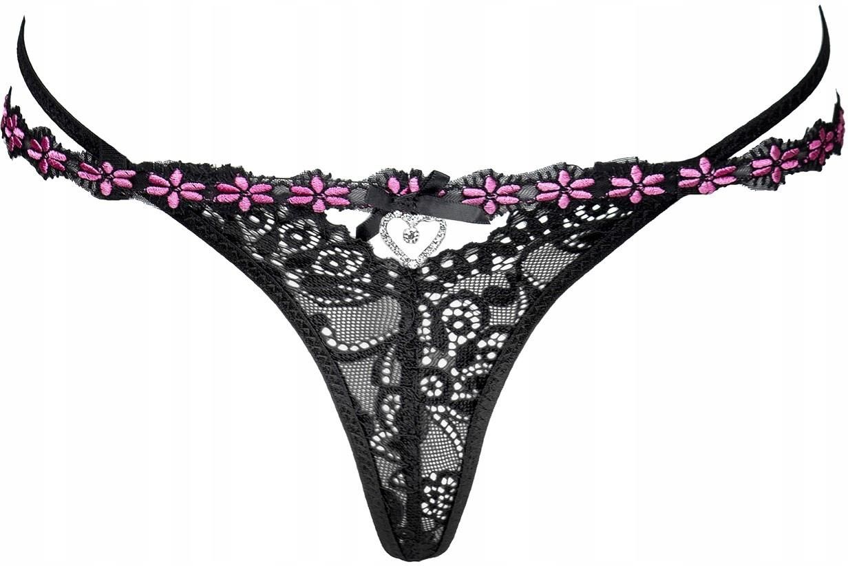 Koronkowe stringi ozdobne Corsetti Amondina L/XL - Ceny i opinie - Ceneo.pl