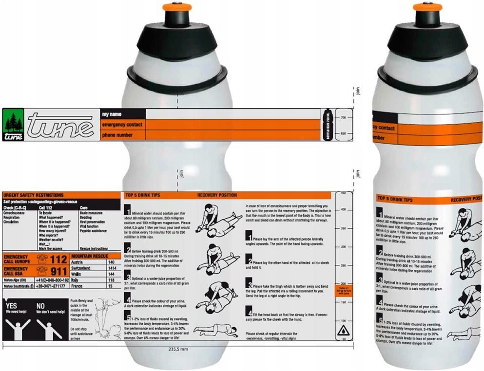 Tune Cage 2.0 Carbon Koszyk Na Bidon Bidon 750Ml - Ceny i opinie - Ceneo.pl