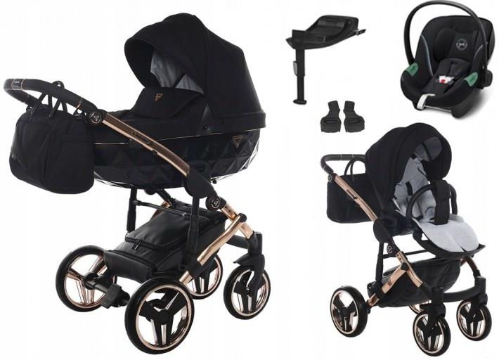 Wózek Junama Individual v2 Głęboko Spacerowy + Aton S2 + Baza Base 2 ...