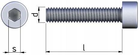 C3C Śruba Imbusowa M4x16 Din 912 Kl 8.8 Ocynk 70szt. - Opinie i ceny na Ceneo.pl