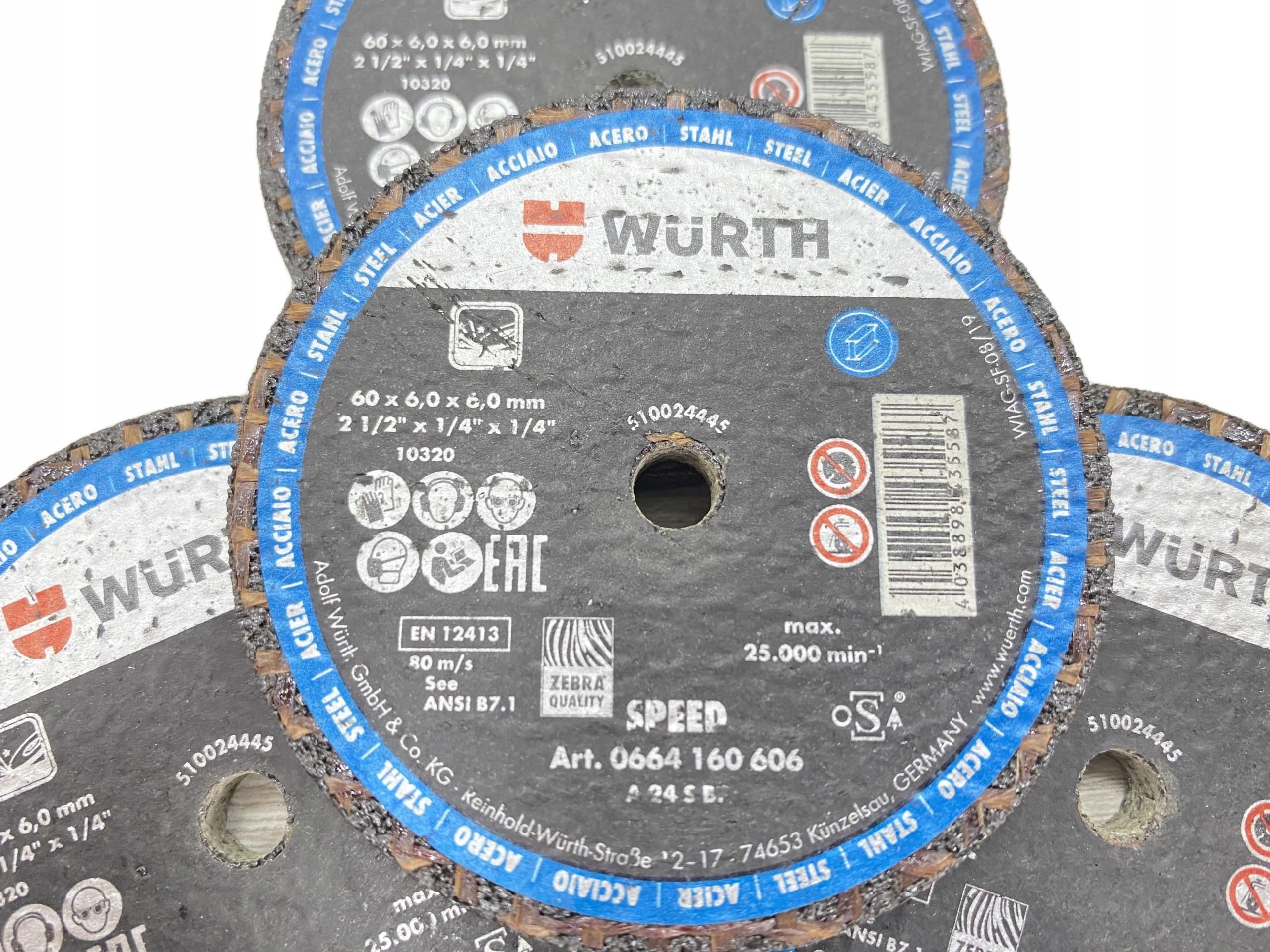 Tarcza tnąca Wurth Tarcza Do Szlifowania 60X6,0X6,0 Na Trzpień ...