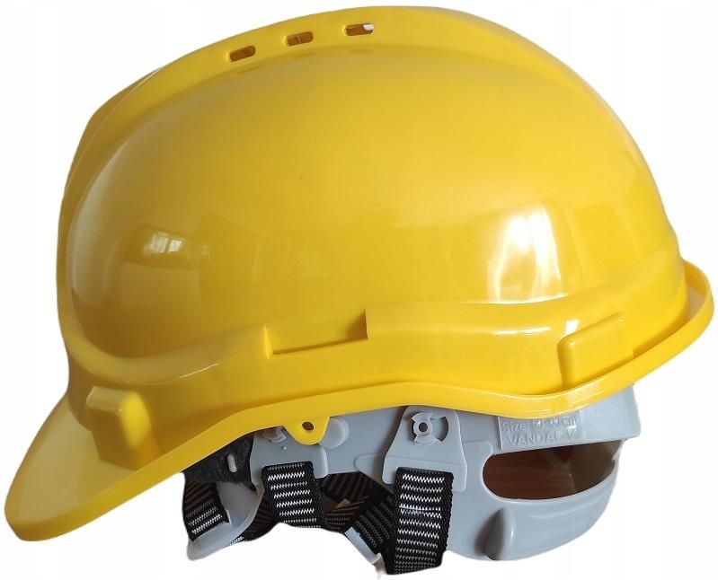 Hełm Kask Bhp Budowlany Roboczy Ochronny Żółty - Ceny i opinie - Ceneo.pl