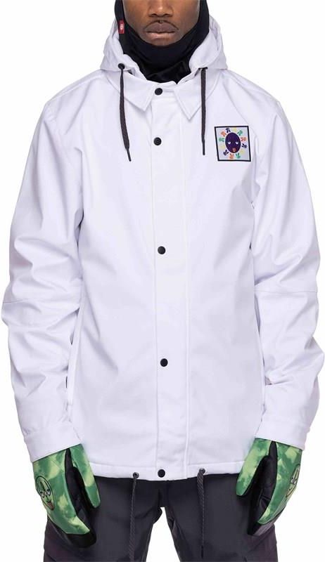 686 Mns Waterproof Coaches Jacket White - Ceny i opinie - Ceneo.pl