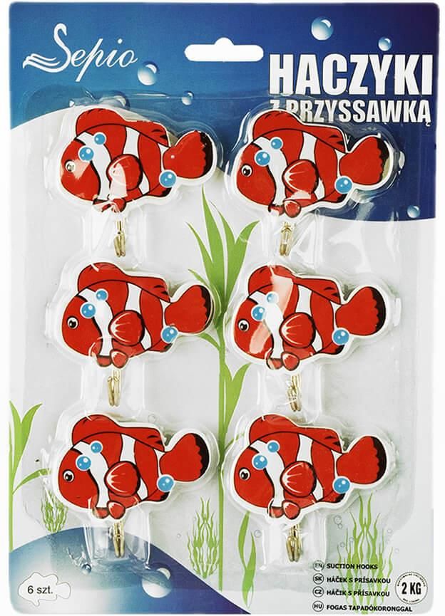 Sepio Haczyk Z Przyssawką 6 Szt Gold Fish Pomarańczowy 3X2X2cm - Opinie ...