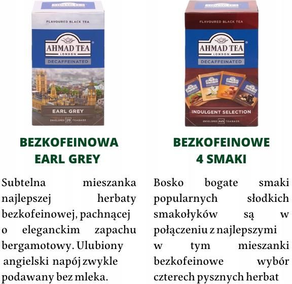 Herbata Ahmad Tea Decaffeinated Czarna Bezkofeinowa 20 Tb - Ceny i ...