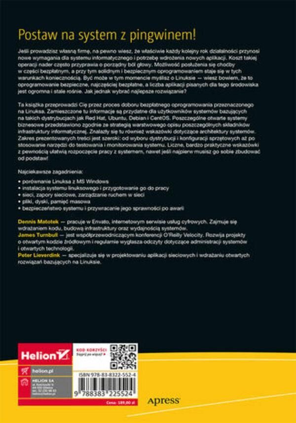 Podręcznik do informatyki Linux. Profesjonalne administrowanie systemem ...