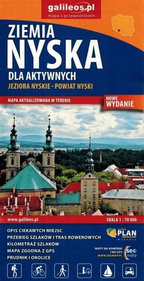 Mapa - Ziemia Nyska 1:70000 - Ceny i opinie - Ceneo.pl