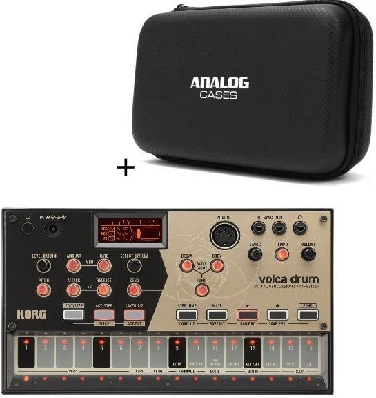 ‌KORG VOLCA DRUM + Analog Cases PULSE - CYFROWY SYNTEZATOR PERKUSYJNY+ ...