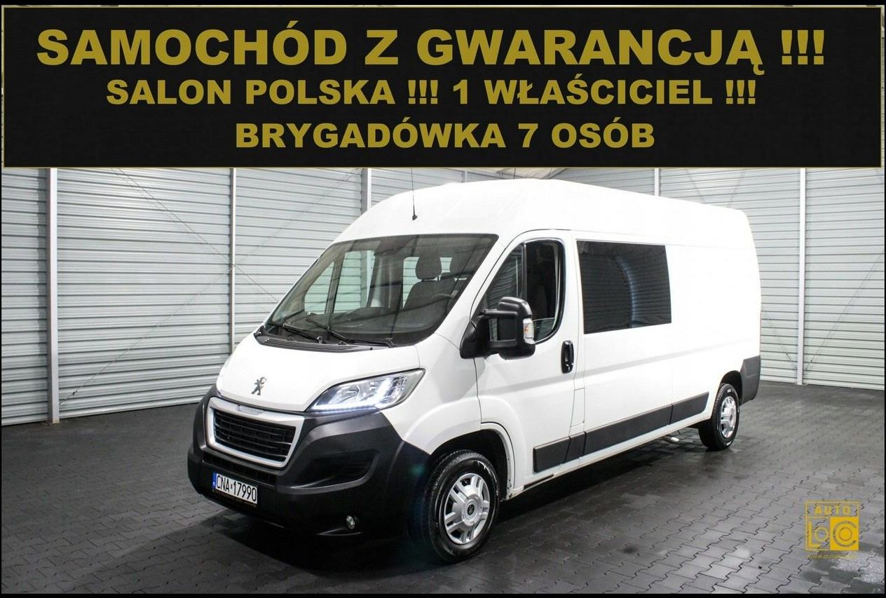 Peugeot Boxer L3H2 BRYGADÓWKA + 7 Osób + Salon - Opinie i ceny na Ceneo.pl