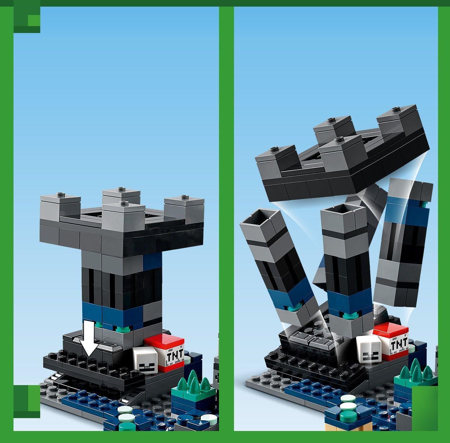 LEGO Minecraft 21246 Bitwa w mrocznej głębi - ceny i opinie - Ceneo.pl