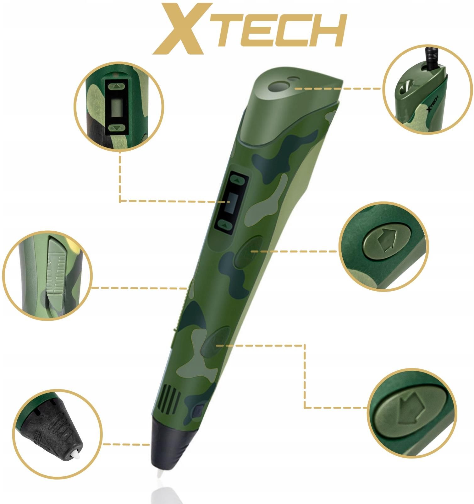 Pisak 3D DRUKARKA DŁUGOPIS 3D MORO 2022 XTECH LIMITOWANY - Opinie i ceny na Ceneo.pl