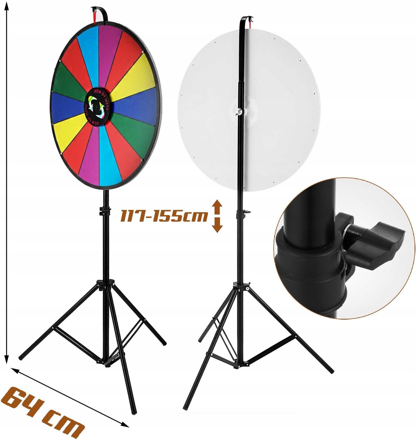 KOŁO FORTUNY NAGRÓD GRA ŚCIERALNE LOTERIA 155 CM - Gry, puzzle, zabawki ...