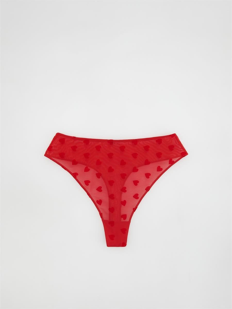 Reserved - Majtki typu stringi - Czerwony - Ceny i opinie - Ceneo.pl