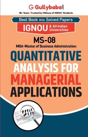 MS-08 Quantitative Analysis for Managerial Applications - Literatura obcojęzyczna - Ceny i ...