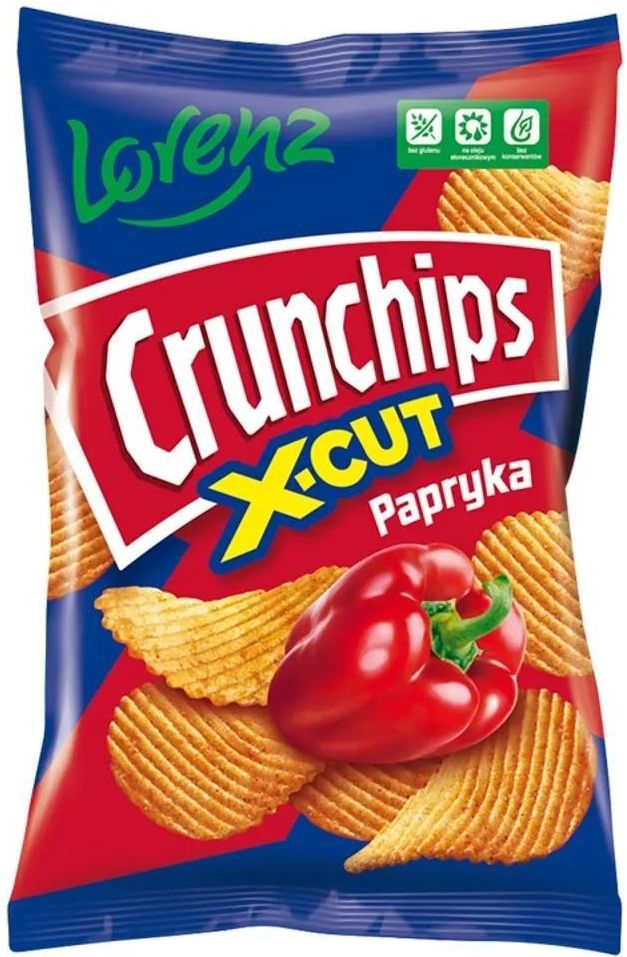 Crunchips X Cut Chipsy Ziemniaczane O Smaku Papryka 140g - Ceny i ...