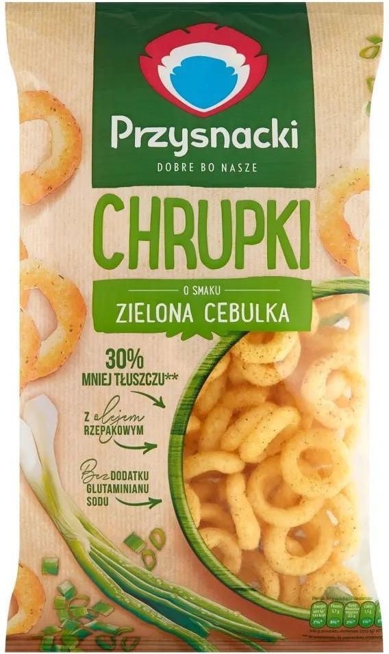 Przysnacki Chrupki O Smaku Zielona Cebulka 150g - Ceny i opinie - Ceneo.pl