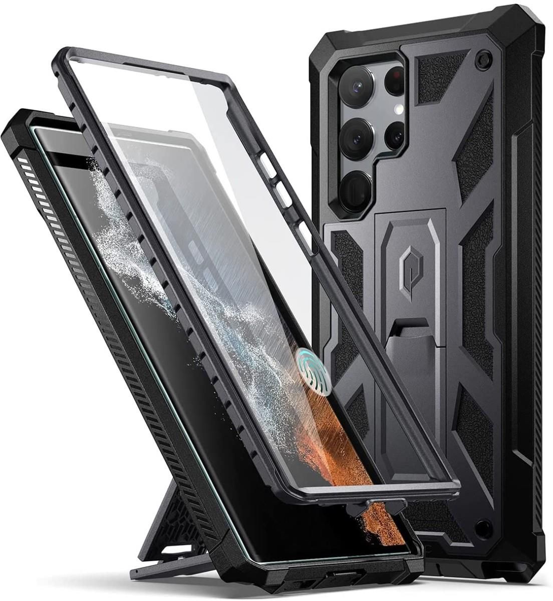 Poetic Spartan Samsung Galaxy S23 Ultra Silver/Metal - Etui na telefon ...