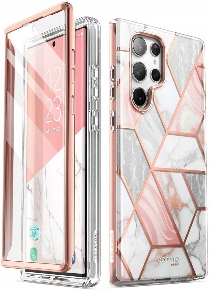 Supcase Cosmo Galaxy S23 Ultra Marble Pink - Etui na telefon, ceny i ...