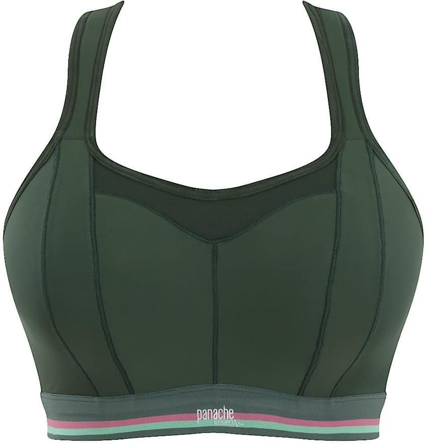 Panache Stanik Sport Non Wired Sports Bra Zielony 7341R Forest Green ...